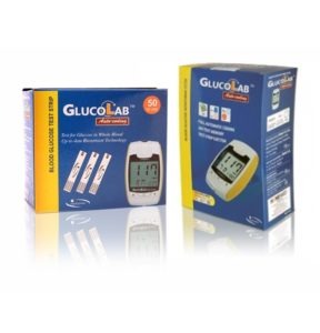 GlucoLab 2 | Offer (Blood Glucose Test Meter + 75 Test Strip +25 Blood ...