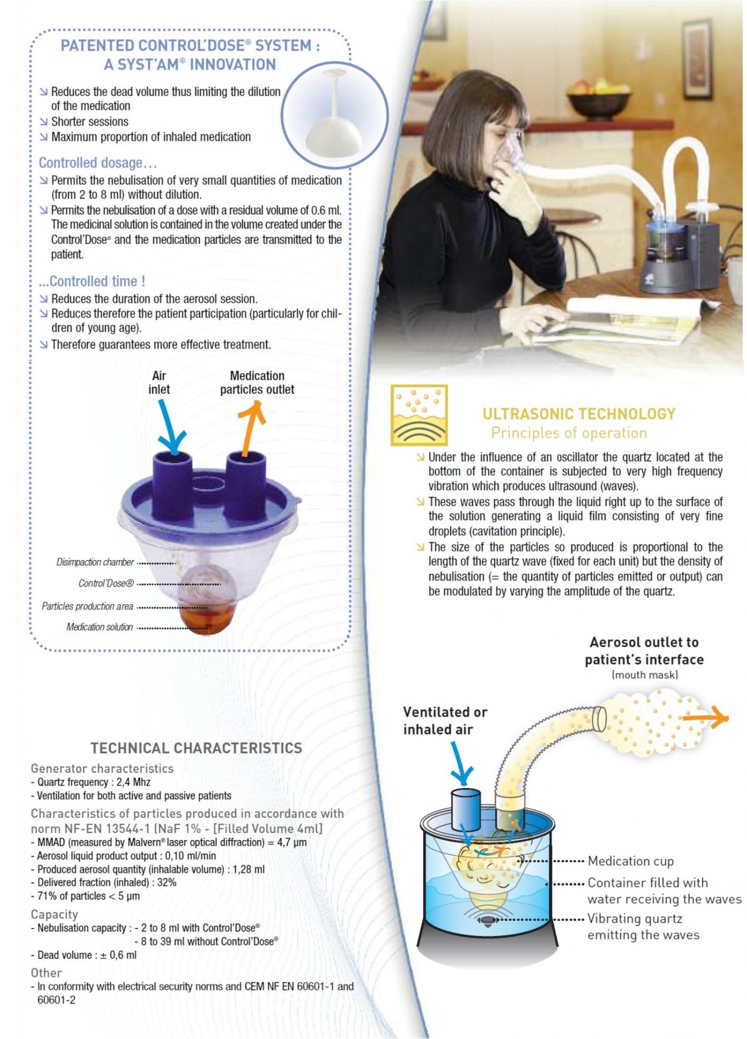 Nebulizer | Ultrasonic Aerosol Generator | LS 290 | Continues | with ...
