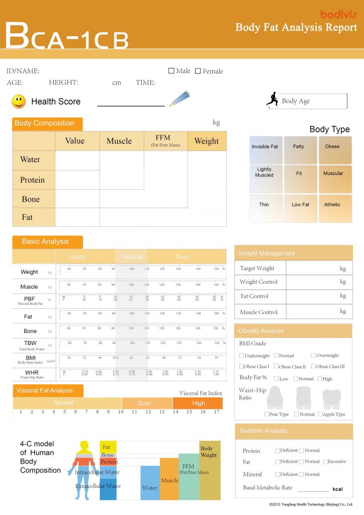 Body Composition Analyser | BMI Full Body Testing Body Fat Analyzer ...